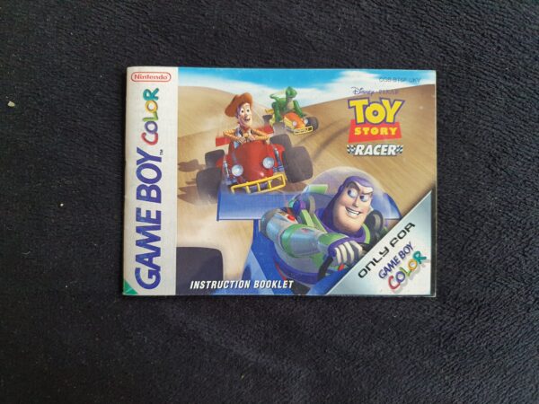 Toy Story Racer GBC Handleiding - Gamebros