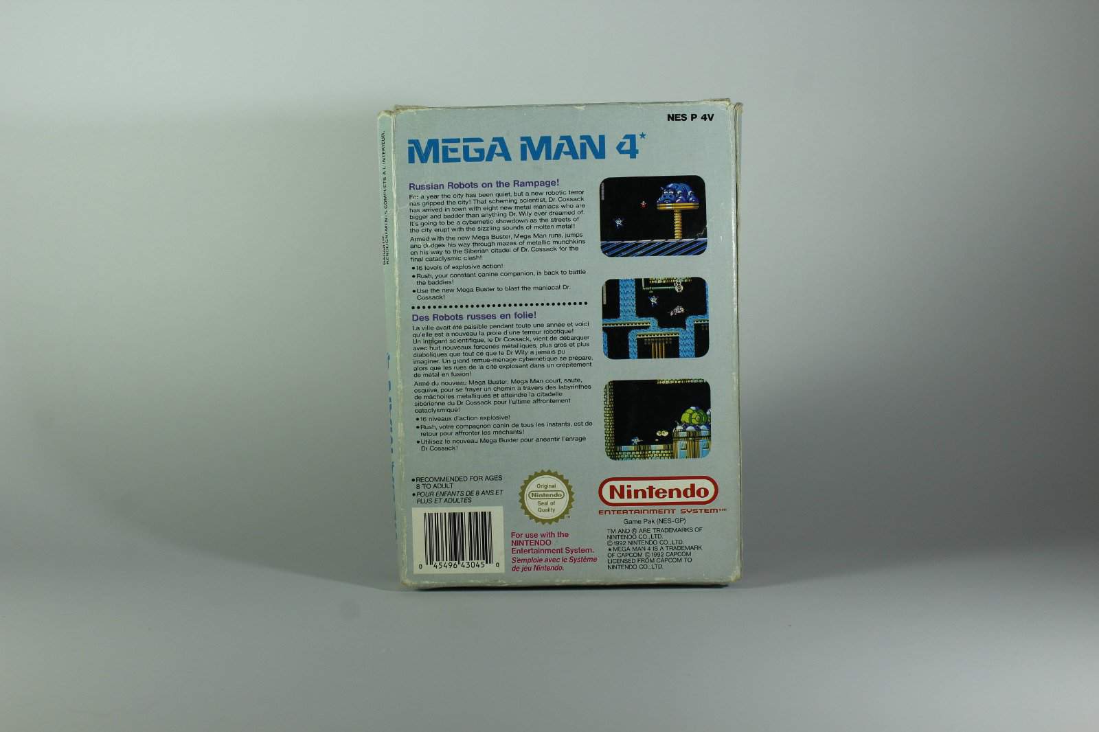 Mega Man 4 NES met doosje - Gamebros