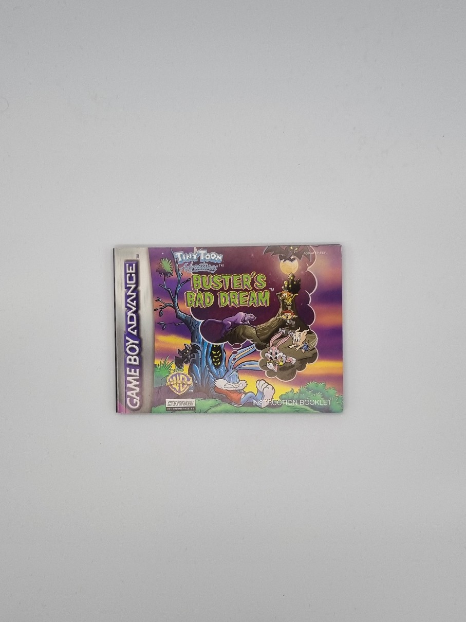 Tiny Toon Adventures Buster's Bad Dream GBA Handleiding - Gamebros