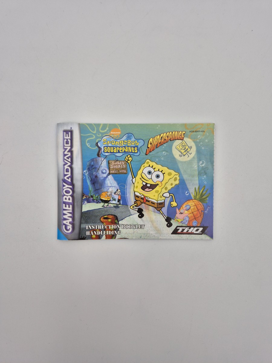 Spongebob Squarepants Supersponge Handleiding - Gamebros