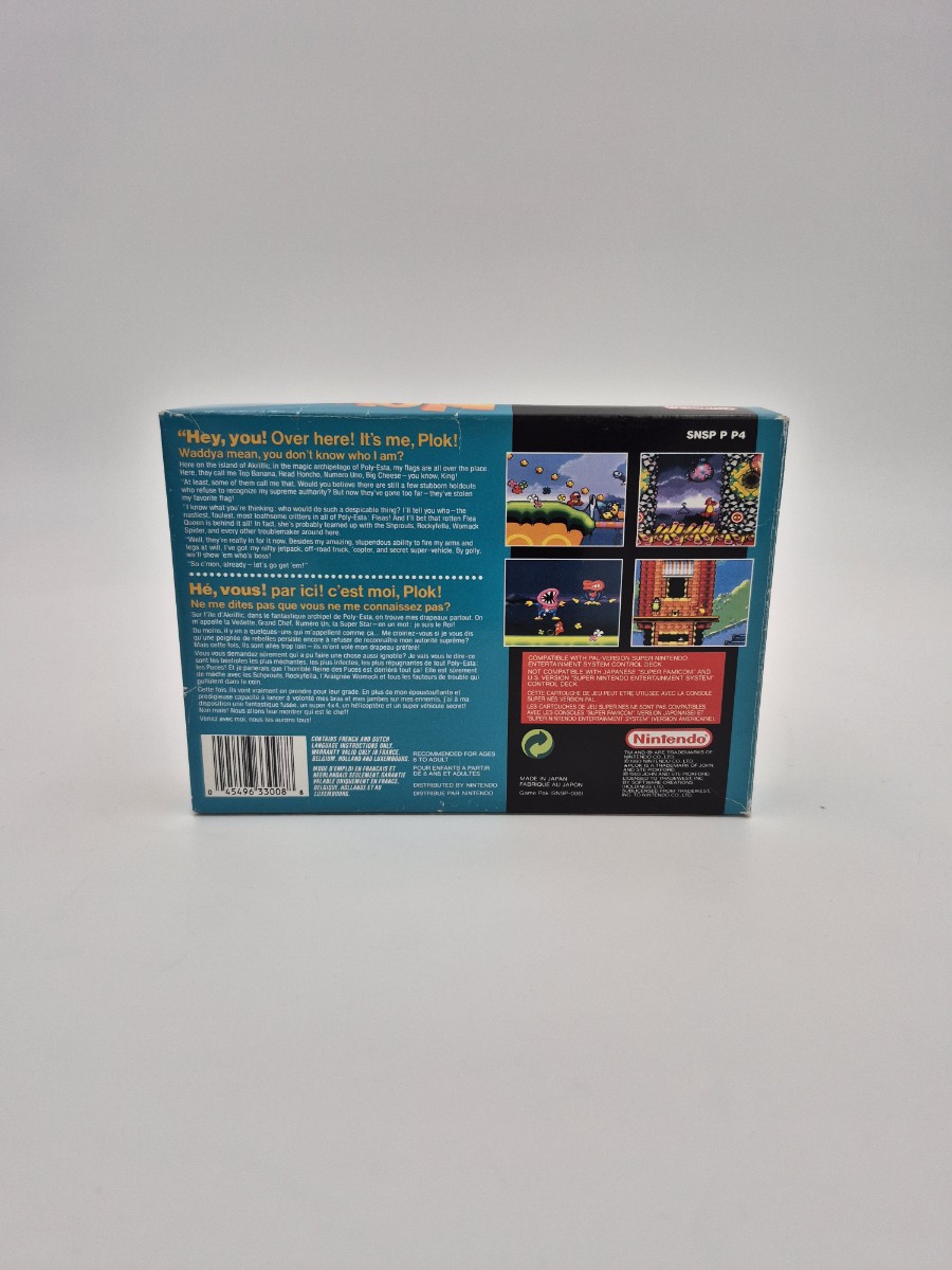 Plok SNES Compleet - Gamebros